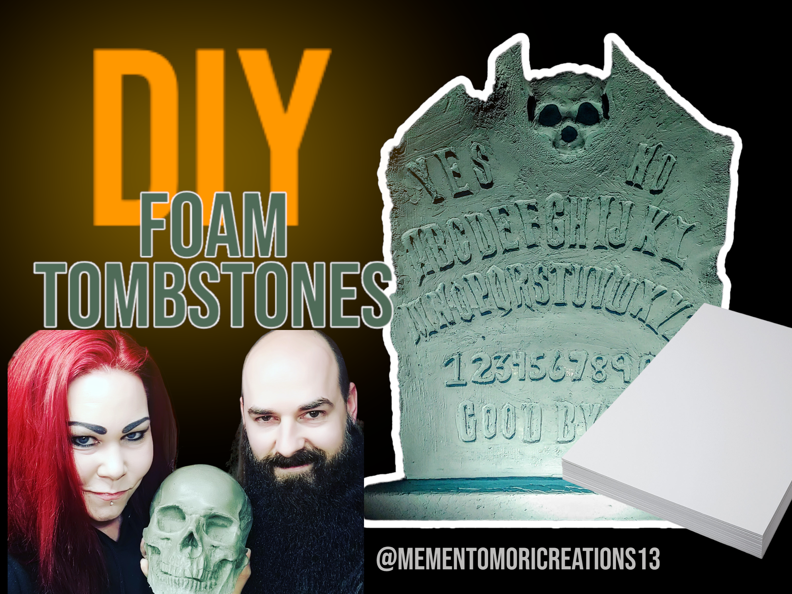 Home Haunt Foam Tombstones | Easy DIY – Pacific Mold Design
