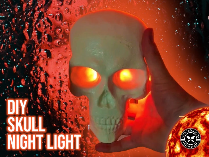 Skull Night Light DIY Tutorial – Pacific Mold Design