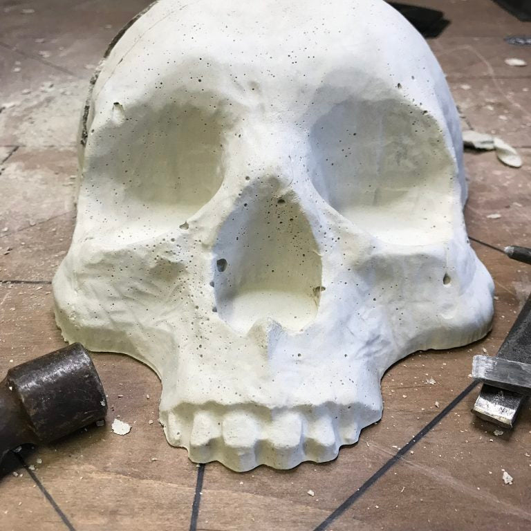 11 Inch Skull Mold | Large Skull Casting Mold by Pacific Mold Design